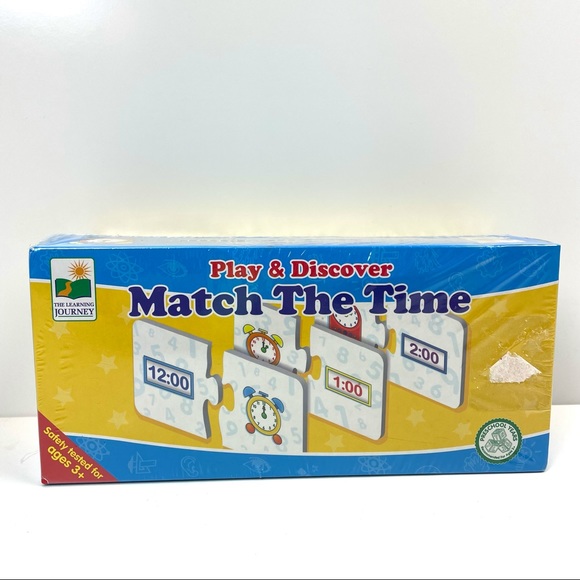 Lakeshore | Toys | The Learning Journey Match The Time Puzzles New ...